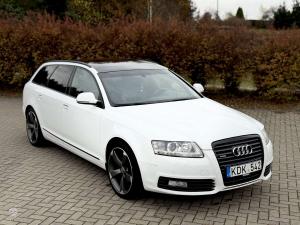 White Audi A6 2010 in Vilnius, with an engine capacity of 3.00 L and mileage of 288 thousand km for 5500 €, photo 2 on AUTOMOTO.COM.LV