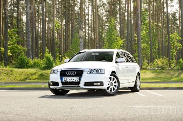 White Audi A6 2010 in Riga, with an engine capacity of 2.80 L and mileage of 281 thousand km for 3490 €, photo 1 on AUTOMOTO.COM.LV