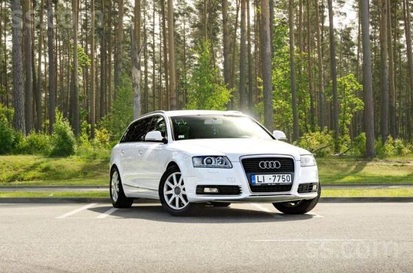 White Audi A6 2010 in Riga, with an engine capacity of 2.80 L and mileage of 281 thousand km for 3490 €, photo 2 on AUTOMOTO.COM.LV