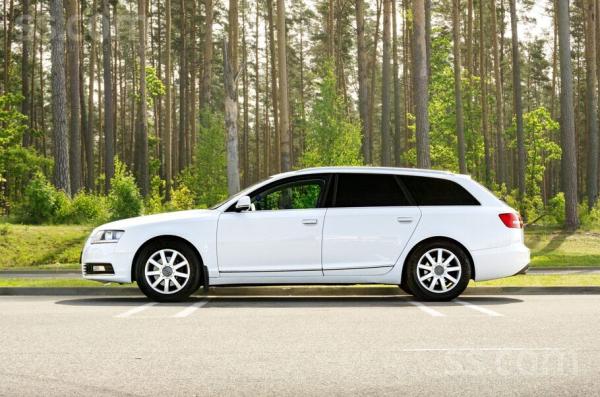 White Audi A6 2010 in Riga, with an engine capacity of 2.80 L and mileage of 281 thousand km for 3490 €, photo 4 on AUTOMOTO.COM.LV
