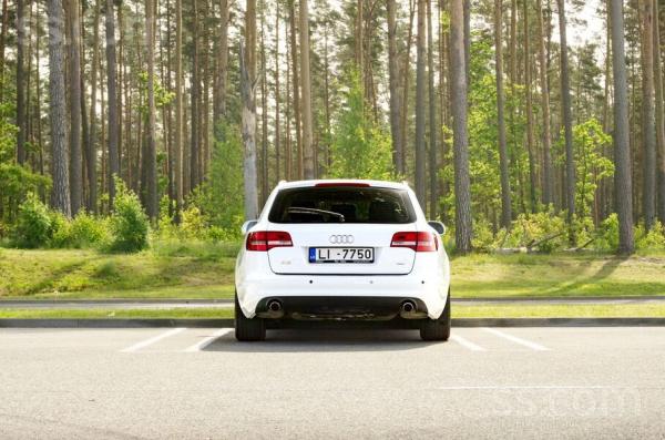 White Audi A6 2010 in Riga, with an engine capacity of 2.80 L and mileage of 281 thousand km for 3490 €, photo 6 on AUTOMOTO.COM.LV