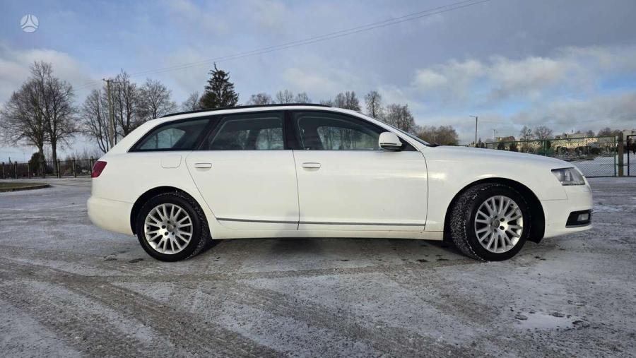 White Audi A6 2010 in Vilkaviskis, with an engine capacity of 1.97 L and mileage of 312 thousand km for 4450 €, photo 5 on AUTOMOTO.COM.LV