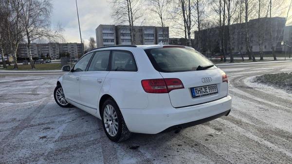 White Audi A6 2010 in Vilkaviskis, with an engine capacity of 1.97 L and mileage of 312 thousand km for 4450 €, photo 8 on AUTOMOTO.COM.LV