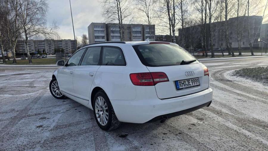 White Audi A6 2010 in Vilkaviskis, with an engine capacity of 1.97 L and mileage of 312 thousand km for 4450 €, photo 8 on AUTOMOTO.COM.LV