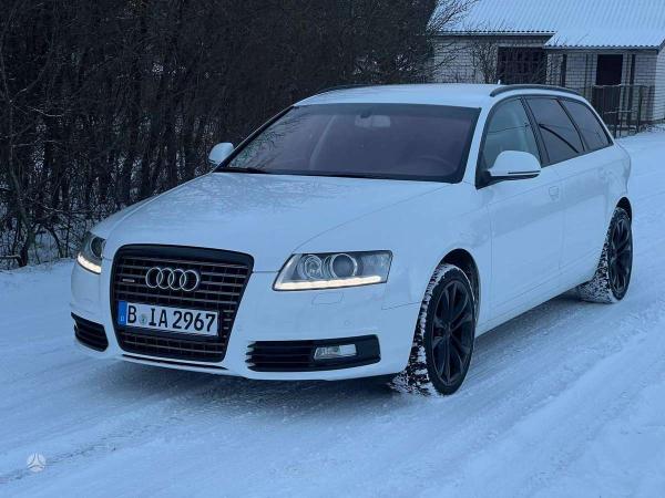 White Audi A6 2010 in Vilnius, with an engine capacity of 2.97 L and mileage of 187 thousand km for 7250 €, photo 1 on AUTOMOTO.COM.LV