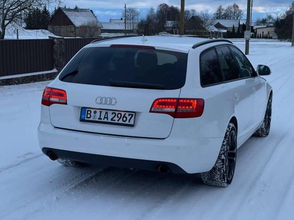 White Audi A6 2010 in Vilnius, with an engine capacity of 2.97 L and mileage of 187 thousand km for 7250 €, photo 8 on AUTOMOTO.COM.LV
