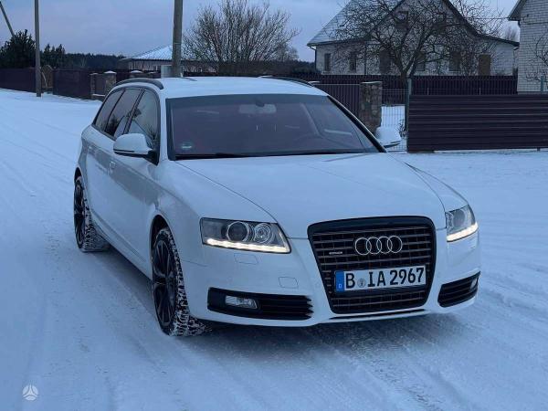 White Audi A6 2010 in Vilnius, with an engine capacity of 2.97 L and mileage of 187 thousand km for 7250 €, photo 10 on AUTOMOTO.COM.LV