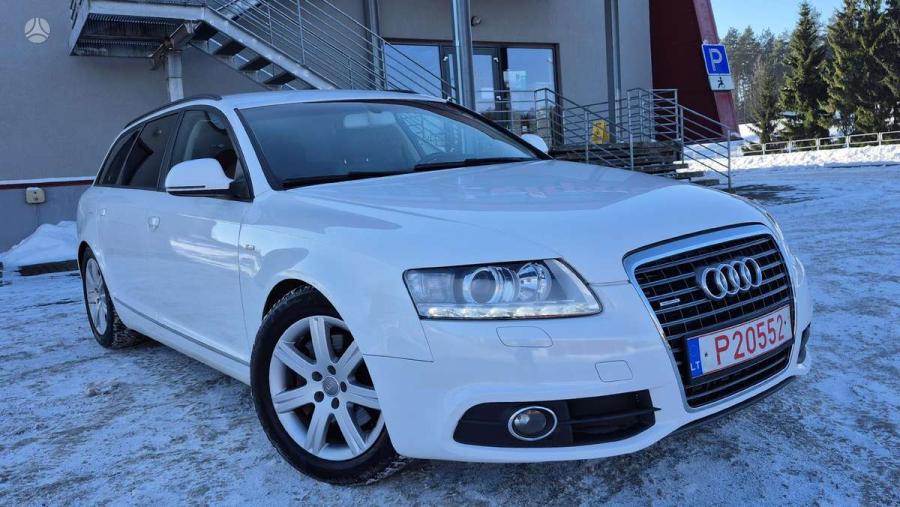 Balts Audi A6 2010 Utena, ar dzinēja tilpumu 2.70 L un nobraukumu 313 tūkst. km par 6150 €, foto 1 vietnē AUTOMOTO.COM.LV