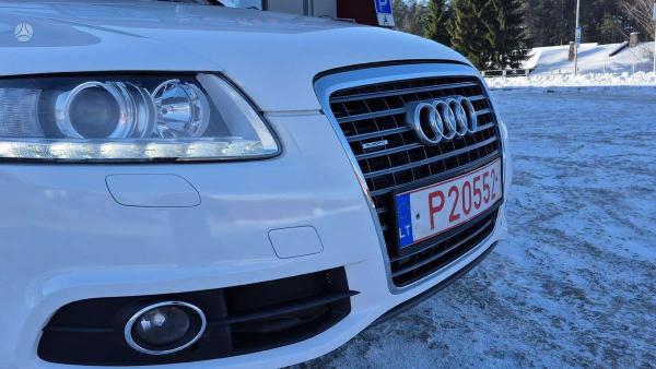 White Audi A6 2010 in Utena, with an engine capacity of 2.70 L and mileage of 313 thousand km for 6150 €, photo 4 on AUTOMOTO.COM.LV