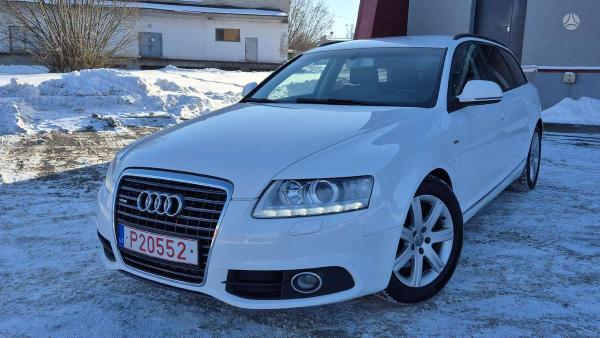 White Audi A6 2010 in Utena, with an engine capacity of 2.70 L and mileage of 313 thousand km for 6150 €, photo 7 on AUTOMOTO.COM.LV
