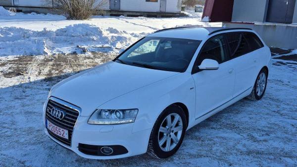 White Audi A6 2010 in Utena, with an engine capacity of 2.70 L and mileage of 313 thousand km for 6150 €, photo 9 on AUTOMOTO.COM.LV