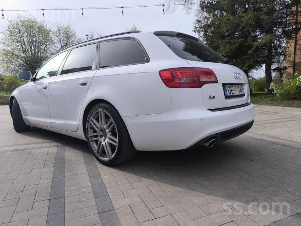 White Audi A6 2010 in Riga, with an engine capacity of 3.00 L and mileage of 274 thousand km for 6999 €, photo 4 on AUTOMOTO.COM.LV