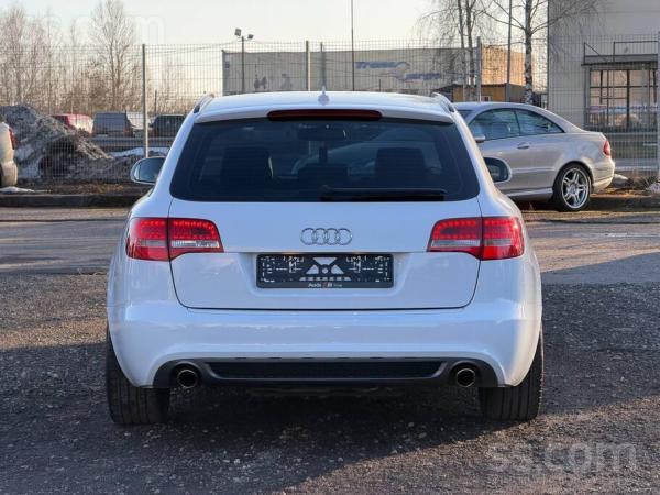 White Audi A6 2010 in Riga, with an engine capacity of 2.70 L and mileage of 0 thousand km for 5590 €, photo 7 on AUTOMOTO.COM.LV