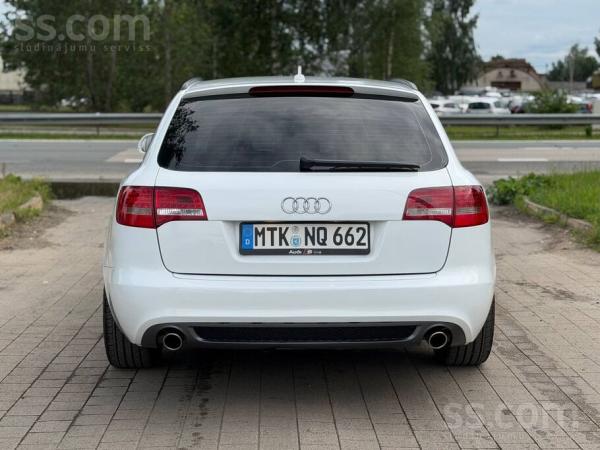 White Audi A6 2010 in Riga, with an engine capacity of 2.70 L and mileage of 0 thousand km for 5950 €, photo 8 on AUTOMOTO.COM.LV