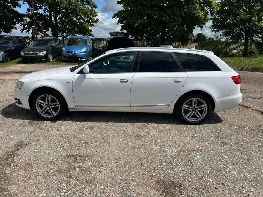 White Audi A6 2010 in Jurbarkas, with an engine capacity of 2.00 L and mileage of 300 thousand km for 3599 €, photo 10 on AUTOMOTO.COM.LV