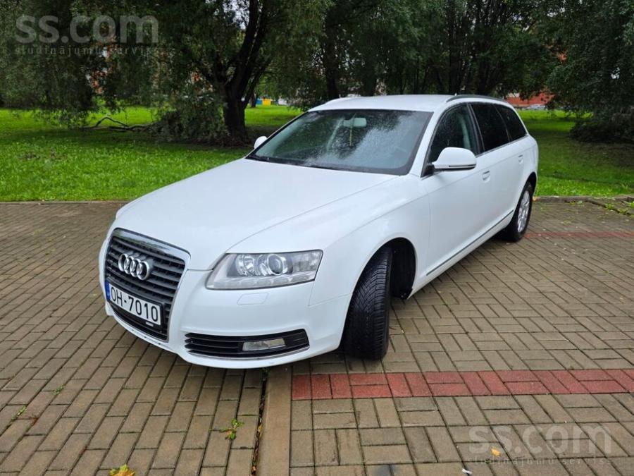 White Audi A6 2010 in Jelgava, with an engine capacity of 2.70 L and mileage of 294 thousand km for 4580 €, photo 1 on AUTOMOTO.COM.LV