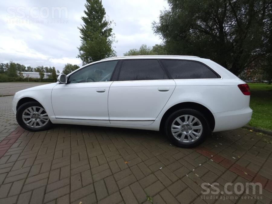 White Audi A6 2010 in Jelgava, with an engine capacity of 2.70 L and mileage of 294 thousand km for 4580 €, photo 5 on AUTOMOTO.COM.LV