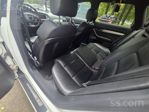 White Audi A6 2010 in Riga, with an engine capacity of 3.00 L and mileage of 0 thousand km for 5500 €, photo 7 on AUTOMOTO.COM.LV