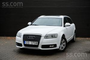 Balts Audi A6 2010 Rīga, ar dzinēja tilpumu 2.70 L un nobraukumu 306 tūkst. km par 6990 €, foto  vietnē AUTOMOTO.COM.LV