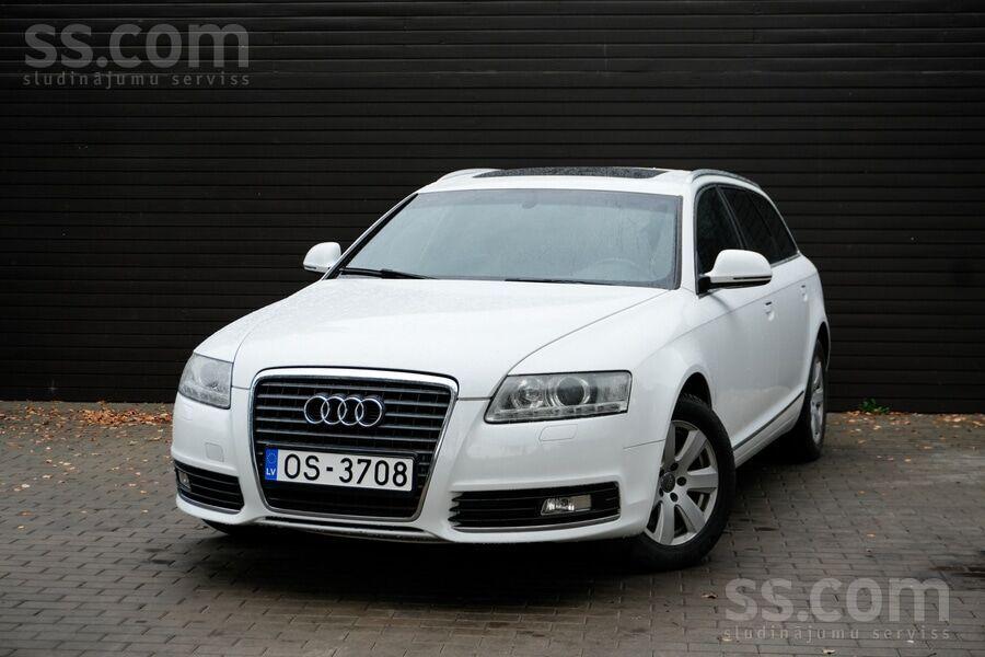 White Audi A6 2010 in Riga, with an engine capacity of 2.70 L and mileage of 306 thousand km for 6990 €, photo 1 on AUTOMOTO.COM.LV