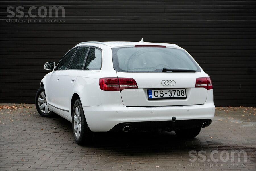 White Audi A6 2010 in Riga, with an engine capacity of 2.70 L and mileage of 306 thousand km for 6990 €, photo 4 on AUTOMOTO.COM.LV