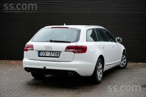 White Audi A6 2010 in Riga, with an engine capacity of 2.70 L and mileage of 306 thousand km for 6990 €, photo 5 on AUTOMOTO.COM.LV