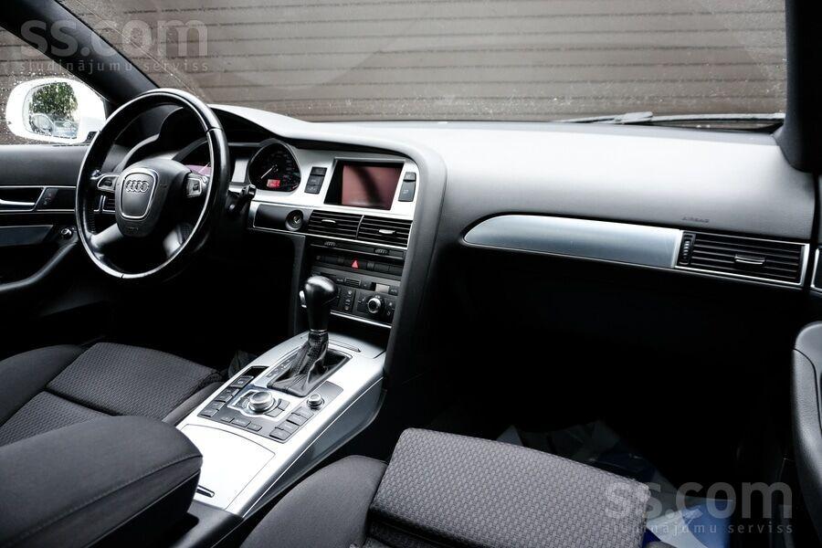 White Audi A6 2010 in Riga, with an engine capacity of 2.70 L and mileage of 306 thousand km for 6990 €, photo 6 on AUTOMOTO.COM.LV