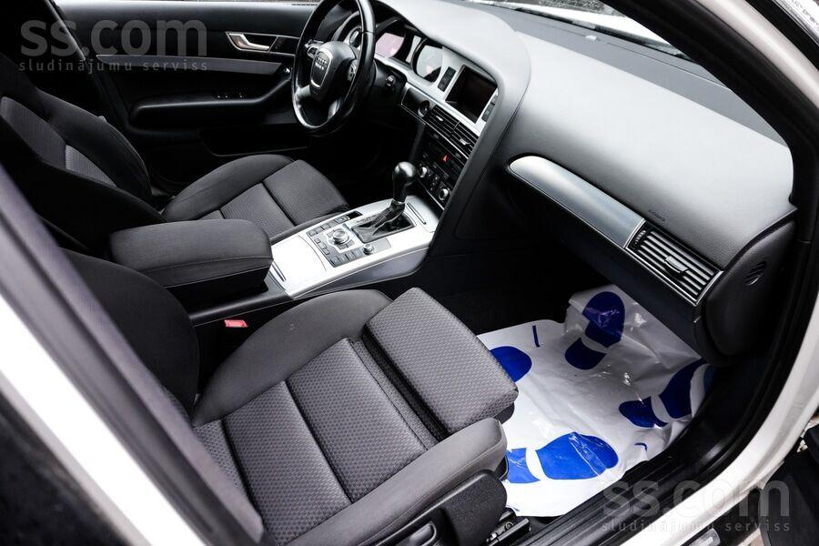 White Audi A6 2010 in Riga, with an engine capacity of 2.70 L and mileage of 306 thousand km for 6990 €, photo 7 on AUTOMOTO.COM.LV