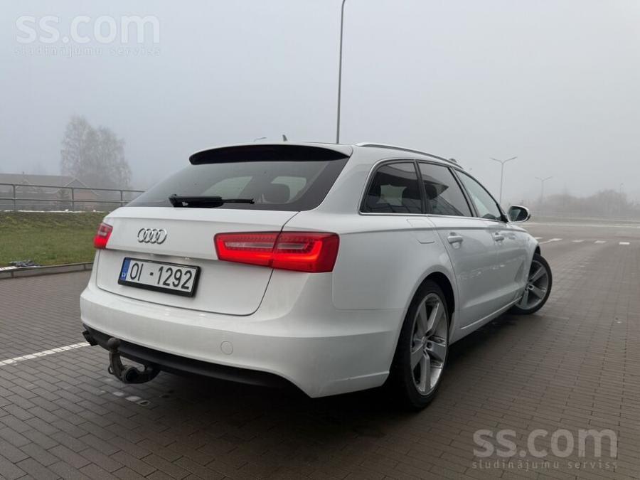 White Audi A6 2011 in Rezekne, with an engine capacity of 2.00 L and mileage of 423 thousand km for 7990 €, photo 4 on AUTOMOTO.COM.LV