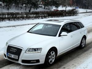 White Audi A6 2011 in Vilnius, with an engine capacity of 2.00 L and mileage of 288 thousand km for 4900 €, photo  on AUTOMOTO.COM.LV