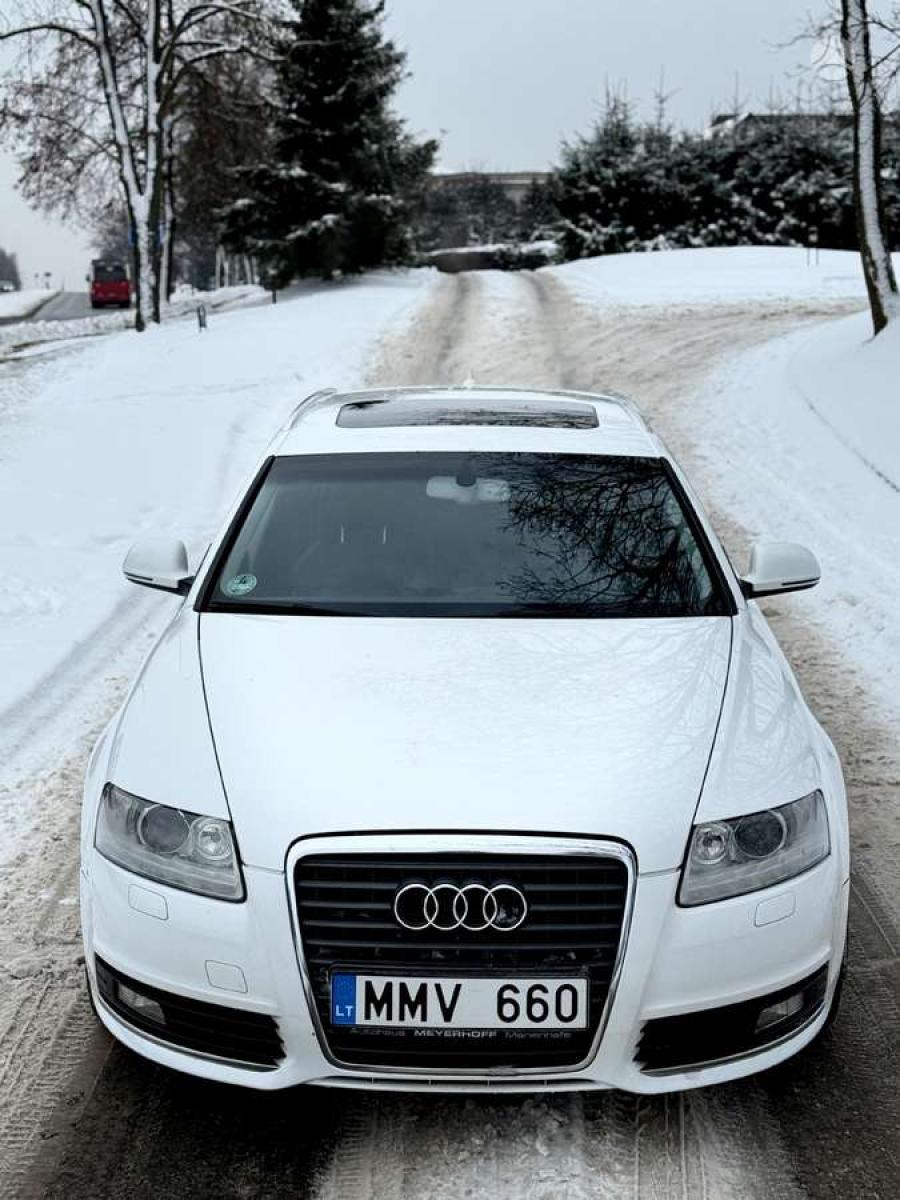 White Audi A6 2011 in Vilnius, with an engine capacity of 2.00 L and mileage of 288 thousand km for 4900 €, photo 3 on AUTOMOTO.COM.LV