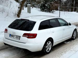 White Audi A6 2011 in Vilnius, with an engine capacity of 2.00 L and mileage of 290 thousand km for 4700 €, photo 4 on AUTOMOTO.COM.LV