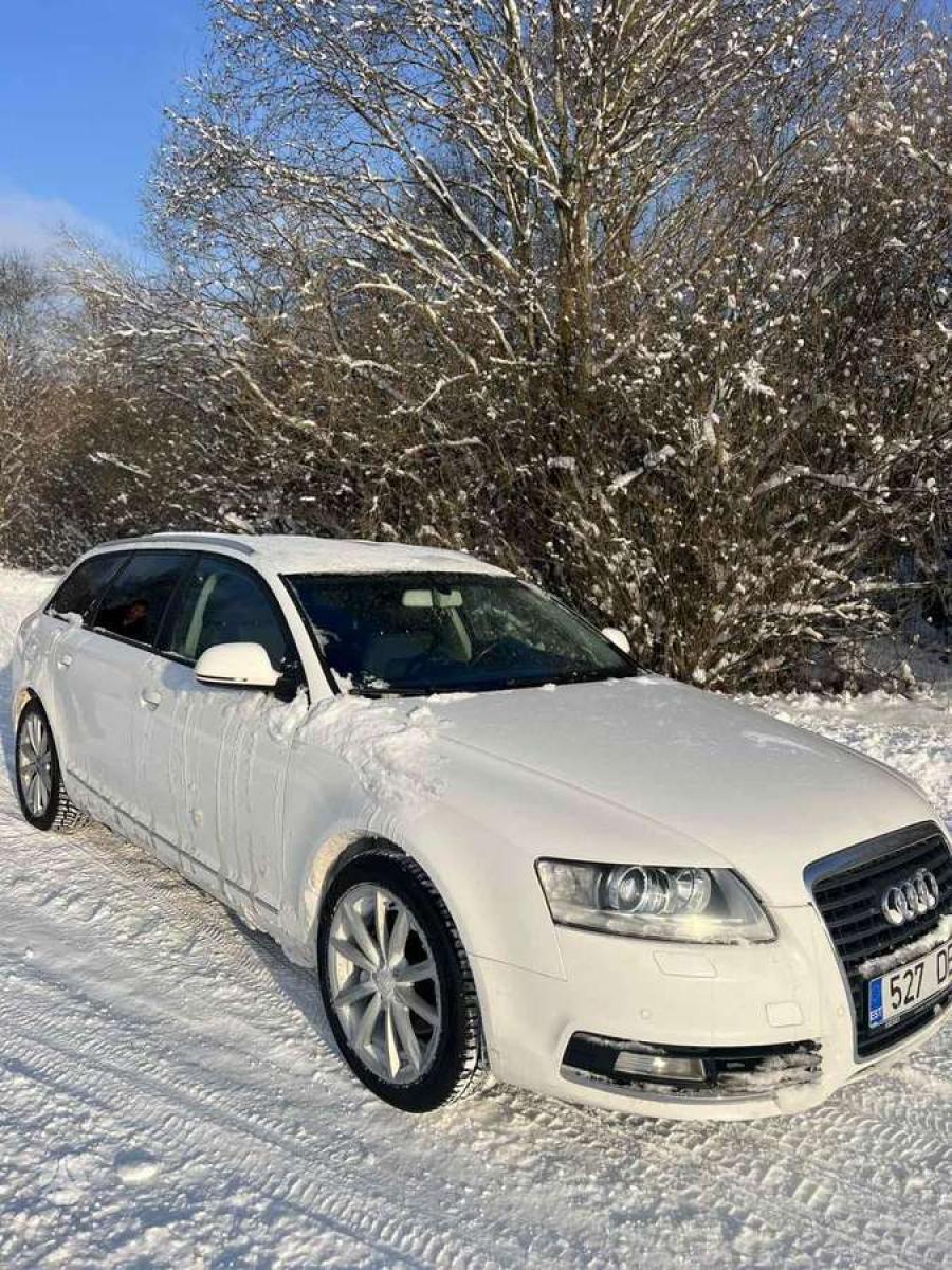 White Audi A6 2011 in Mazeikiai, with an engine capacity of 1.97 L and mileage of 320 thousand km for 4999 €, photo 1 on AUTOMOTO.COM.LV