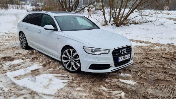 White Audi A6 2011 in Vilnius, with an engine capacity of 2.97 L and mileage of 271 thousand km for 11400 €, photo 1 on AUTOMOTO.COM.LV