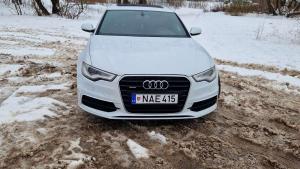 White Audi A6 2011 in Vilnius, with an engine capacity of 2.97 L and mileage of 271 thousand km for 11400 €, photo 2 on AUTOMOTO.COM.LV