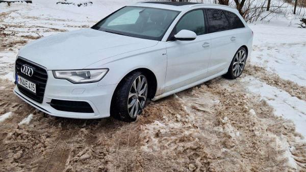 White Audi A6 2011 in Vilnius, with an engine capacity of 2.97 L and mileage of 271 thousand km for 11400 €, photo 3 on AUTOMOTO.COM.LV