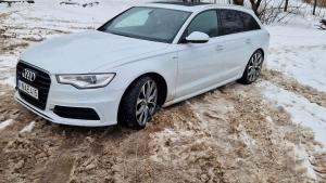 White Audi A6 2011 in Vilnius, with an engine capacity of 2.97 L and mileage of 271 thousand km for 11400 €, photo 3 on AUTOMOTO.COM.LV