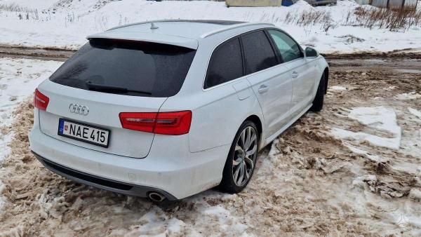 White Audi A6 2011 in Vilnius, with an engine capacity of 2.97 L and mileage of 271 thousand km for 11400 €, photo 4 on AUTOMOTO.COM.LV
