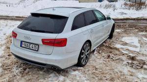White Audi A6 2011 in Vilnius, with an engine capacity of 2.97 L and mileage of 271 thousand km for 11400 €, photo 4 on AUTOMOTO.COM.LV