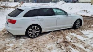 White Audi A6 2011 in Vilnius, with an engine capacity of 2.97 L and mileage of 271 thousand km for 11400 €, photo 11 on AUTOMOTO.COM.LV