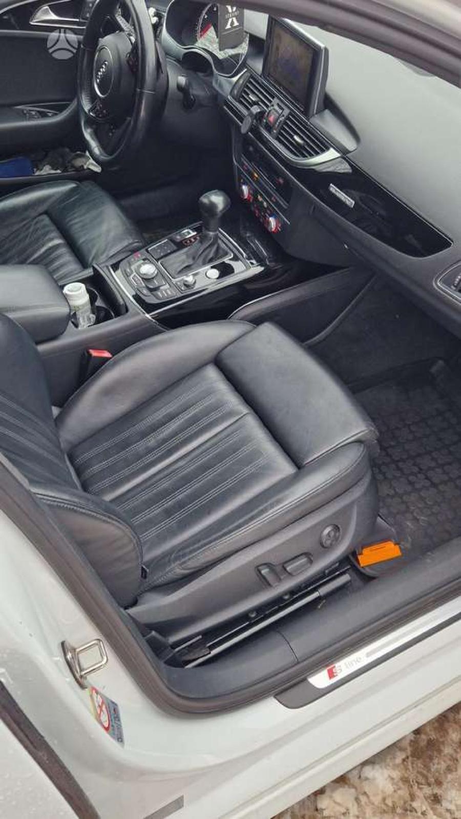 White Audi A6 2011 in Vilnius, with an engine capacity of 2.97 L and mileage of 271 thousand km for 11400 €, photo 14 on AUTOMOTO.COM.LV