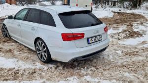 White Audi A6 2011 in Vilnius, with an engine capacity of 2.97 L and mileage of 271 thousand km for 11400 €, photo 18 on AUTOMOTO.COM.LV
