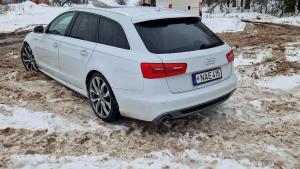 White Audi A6 2011 in Vilnius, with an engine capacity of 2.97 L and mileage of 271 thousand km for 11400 €, photo 19 on AUTOMOTO.COM.LV