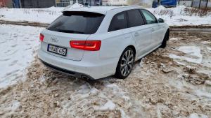 White Audi A6 2011 in Vilnius, with an engine capacity of 2.97 L and mileage of 271 thousand km for 11400 €, photo 23 on AUTOMOTO.COM.LV