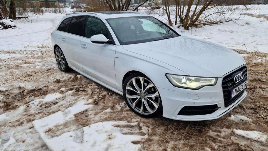 White Audi A6 2011 in Vilnius, with an engine capacity of 2.97 L and mileage of 271 thousand km for 11400 €, photo 25 on AUTOMOTO.COM.LV