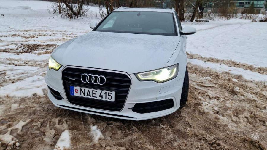 White Audi A6 2011 in Vilnius, with an engine capacity of 2.97 L and mileage of 271 thousand km for 11400 €, photo 26 on AUTOMOTO.COM.LV