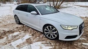 White Audi A6 2011 in Vilnius, with an engine capacity of 2.97 L and mileage of 271 thousand km for 11400 €, photo 27 on AUTOMOTO.COM.LV