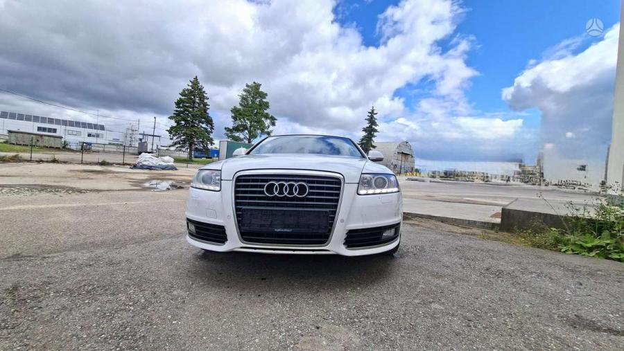White Audi A6 2011 in Kaunas, with an engine capacity of 1.97 L and mileage of 246 thousand km for 5650 €, photo 4 on AUTOMOTO.COM.LV