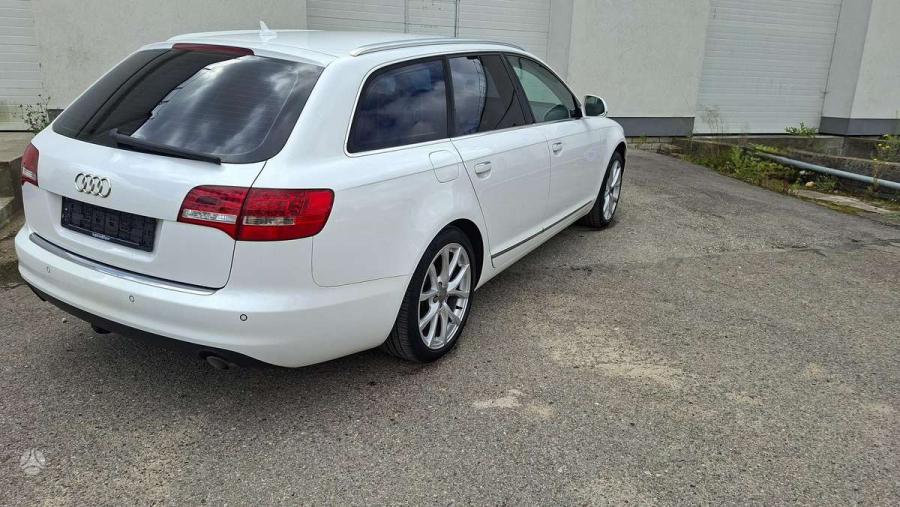 White Audi A6 2011 in Kaunas, with an engine capacity of 1.97 L and mileage of 246 thousand km for 5650 €, photo 9 on AUTOMOTO.COM.LV