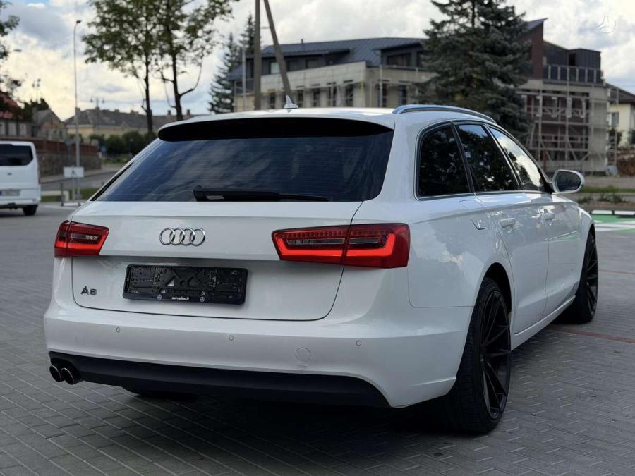 White Audi A6 2011 in Rokiskis, with an engine capacity of 1.97 L and mileage of 290 thousand km for 7750 €, photo 8 on AUTOMOTO.COM.LV